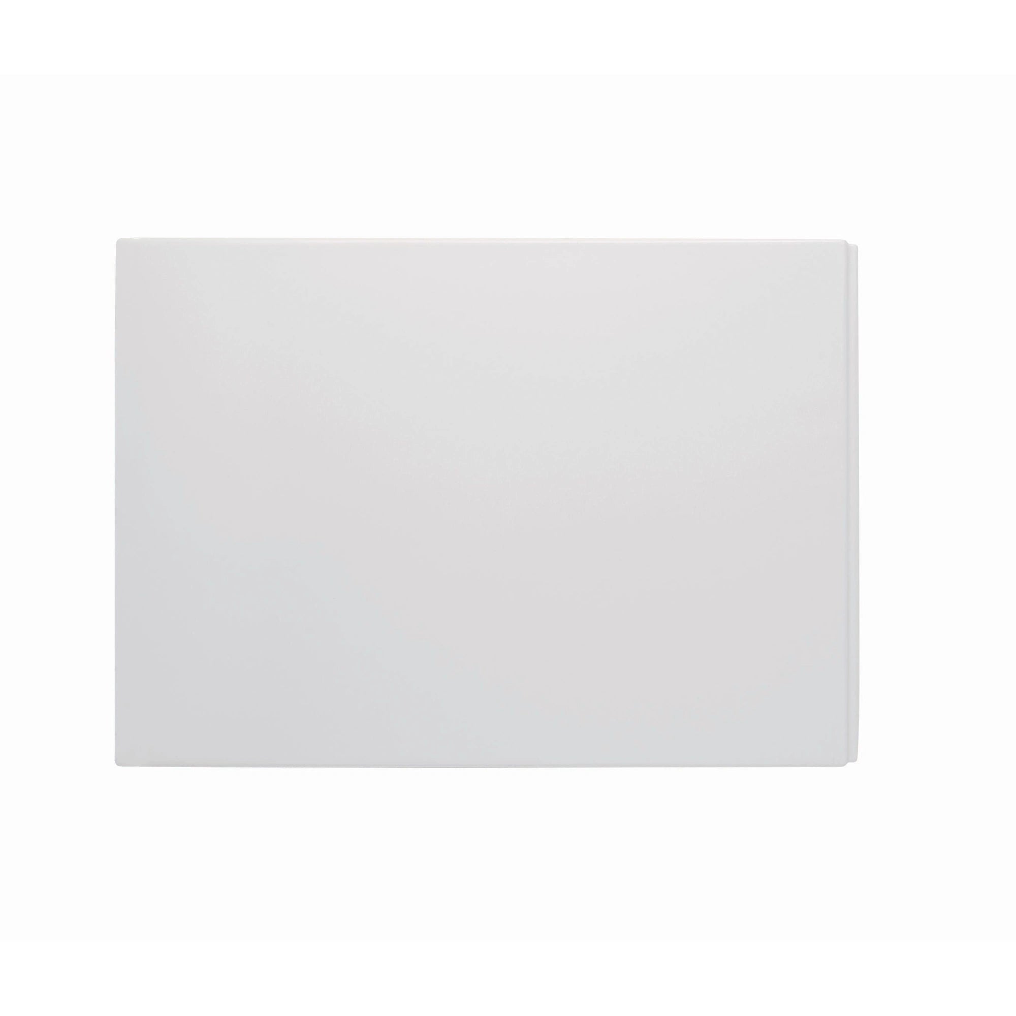 White 750mm Straight Bath End Panel – Bubbles Showers and Bathrooms