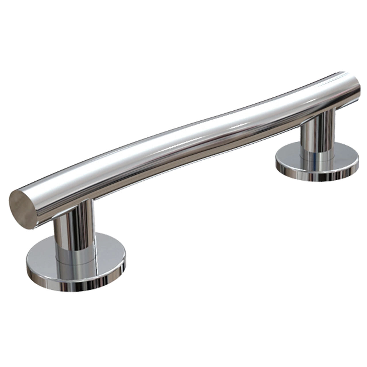 WAVE Contemporary Polished Stainless Steel Grab Rail Bar – Bubbles ...