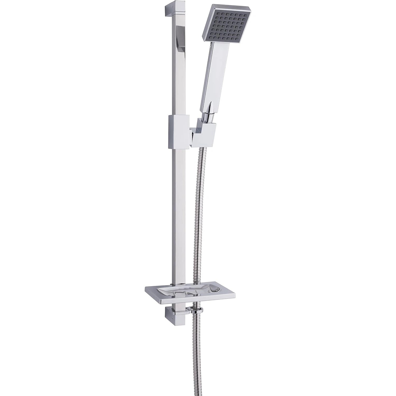 Square Vision Straight Multi Functional Chrome Shower Kit MX Group ...