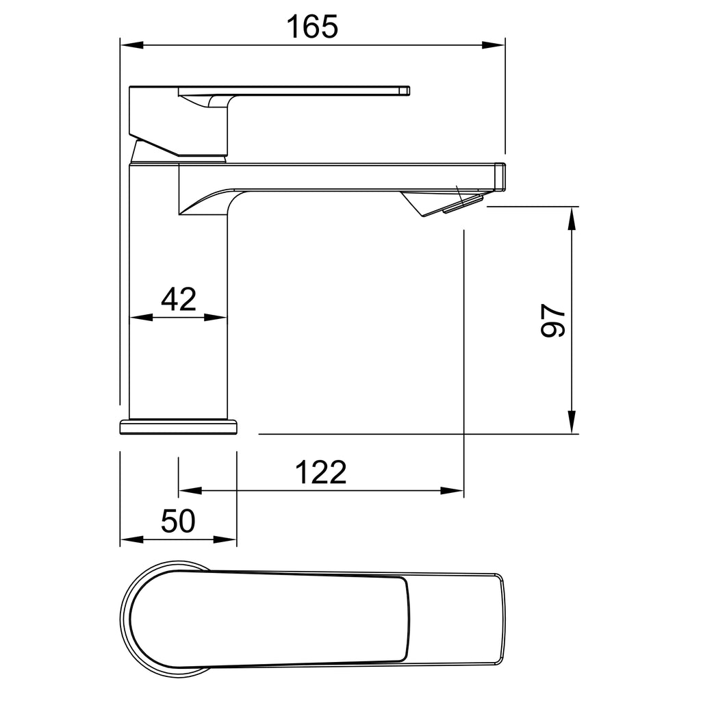 Abode Aquip Basin Mixer Tap – Bubbles Showers and Bathrooms