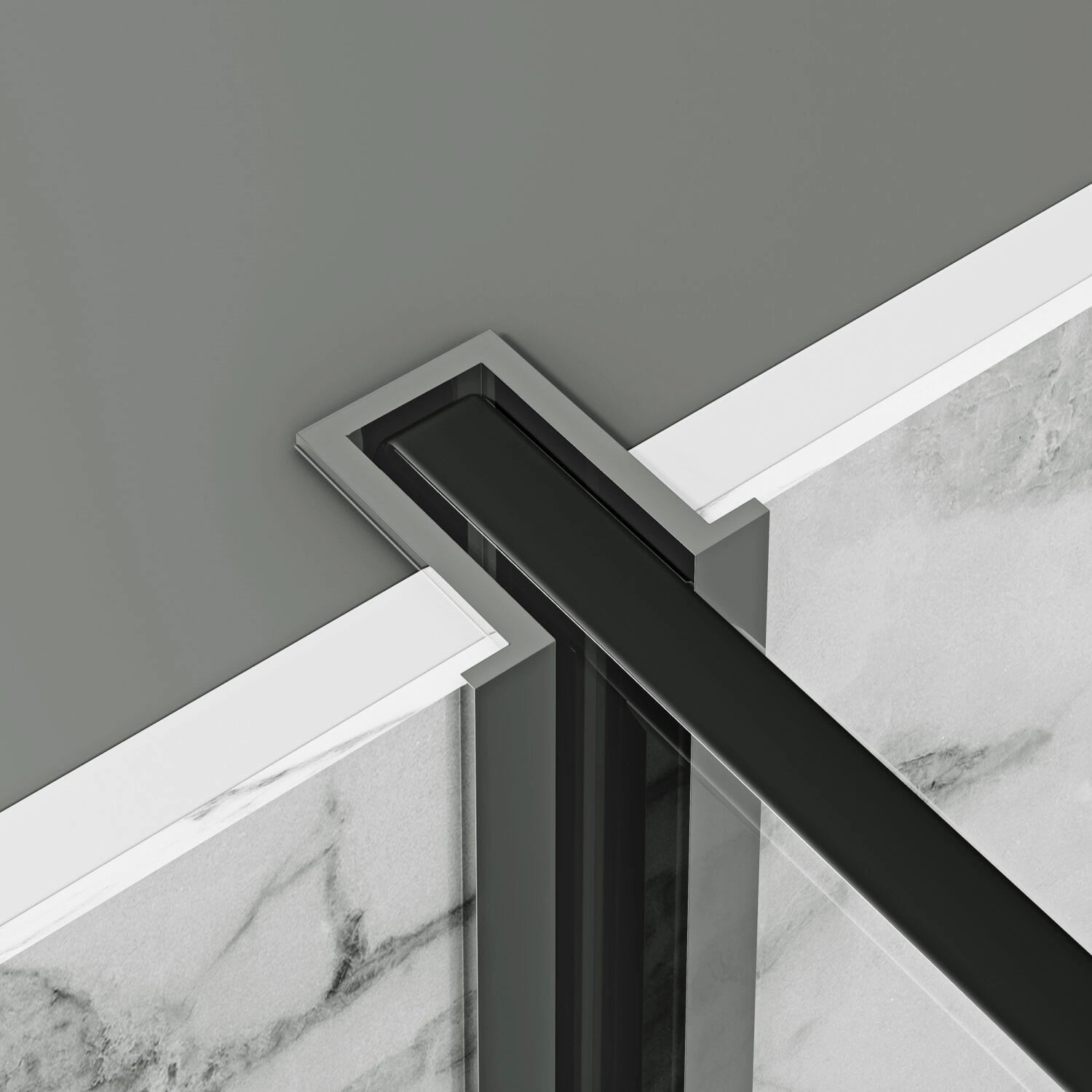 Minos Recessed Wall & Floor Profile – Bubbles Showers and Bathrooms