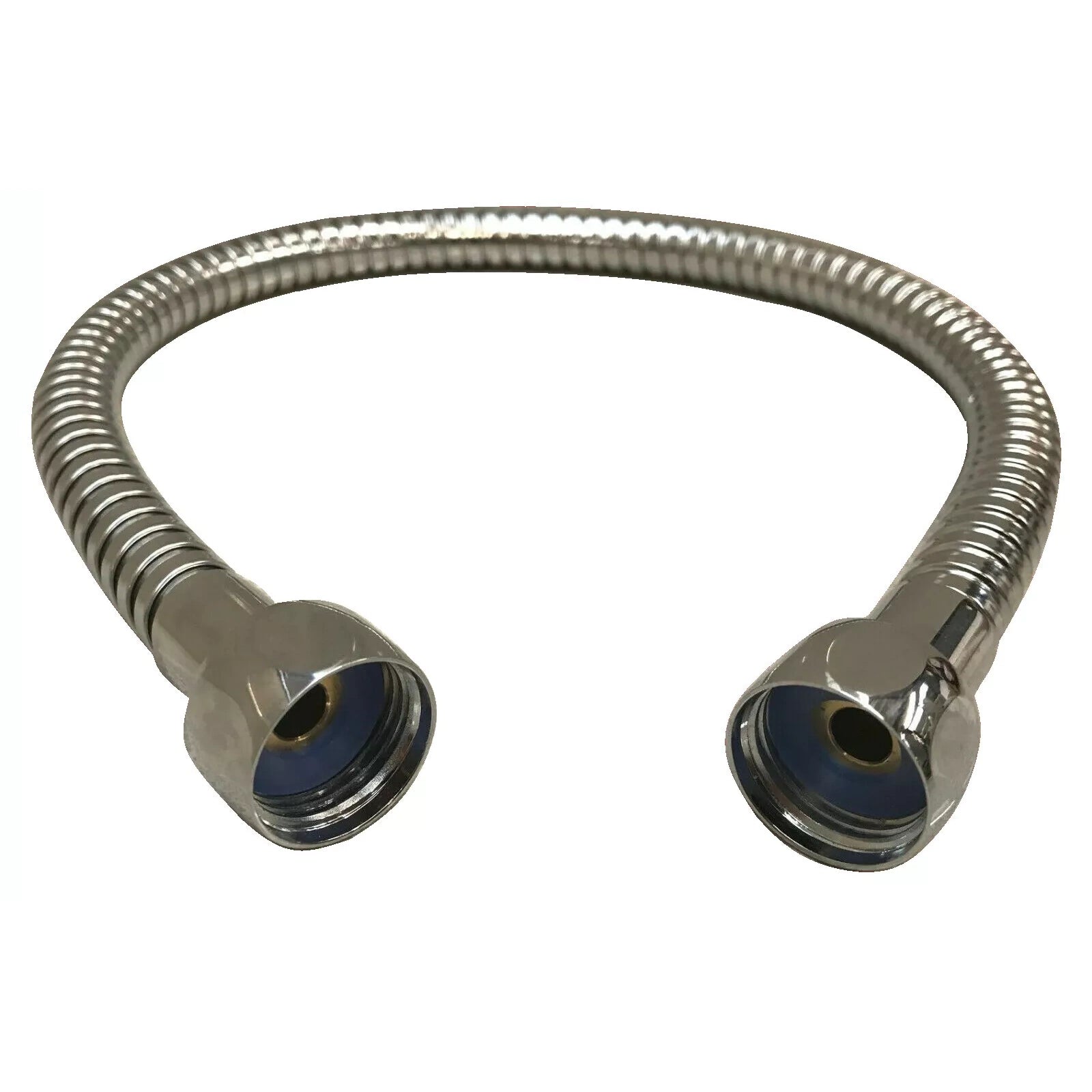 Chrome Extra Short Interlocking Shower Hose 50cm – Bubbles Showers and ...